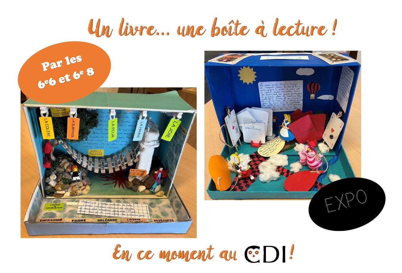 EXPO "Un livre... une boîte à lecture !" | Le Caousou